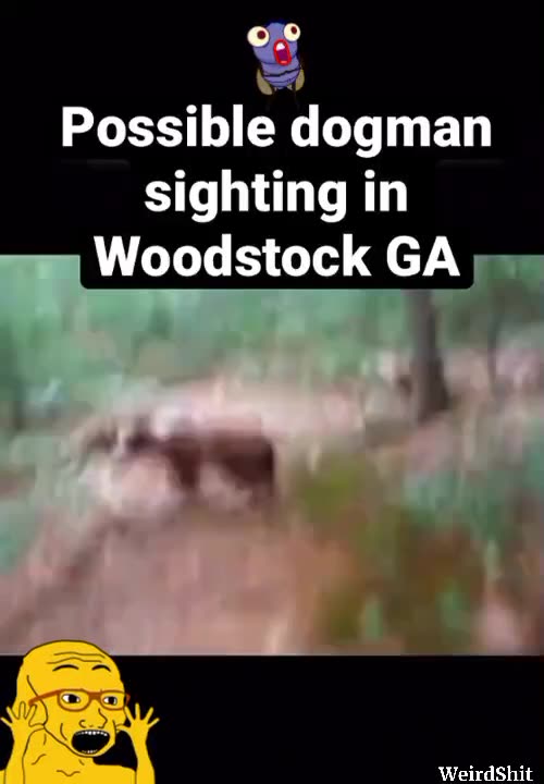 POSSIBLE DOGMAN SIGHTING IN WOODSTOCK GA