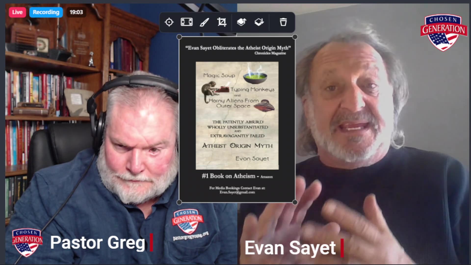 CGR Monday 030424 Evan Sayet with Pastor Greg A New View of the godless ...