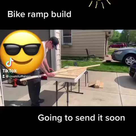 Building a bike ramp