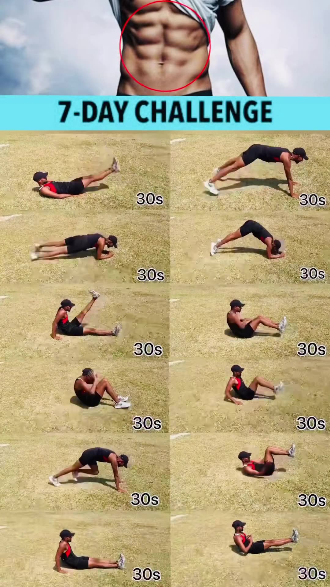 Do exercise for six pack