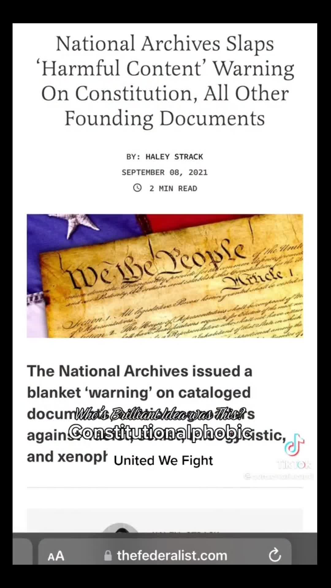 Your Constitutional Rights are Under Attack