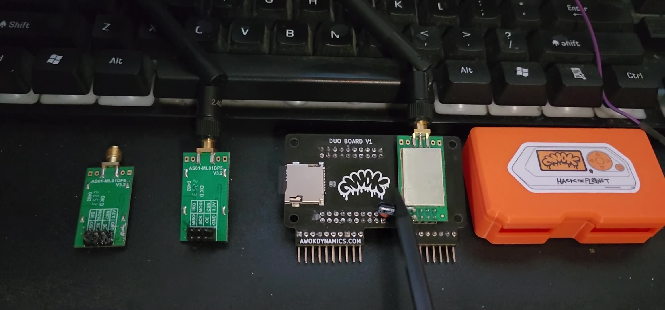 Did Capacitors FIX my NRF24 Problems with AS01 Ashining chip on AWOK ...