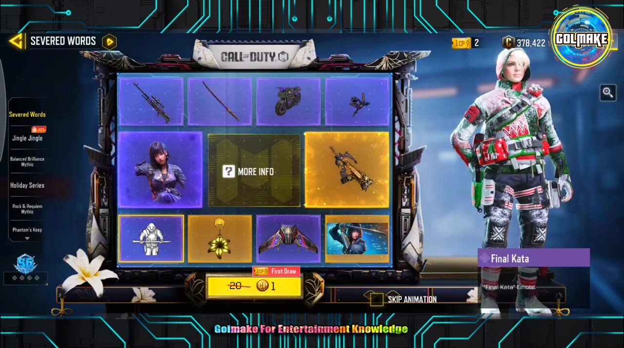 Call of Duty Mobile_ SEVERED WORDS DRAW - GROZA SEVERED FLOWERS - RIN ...