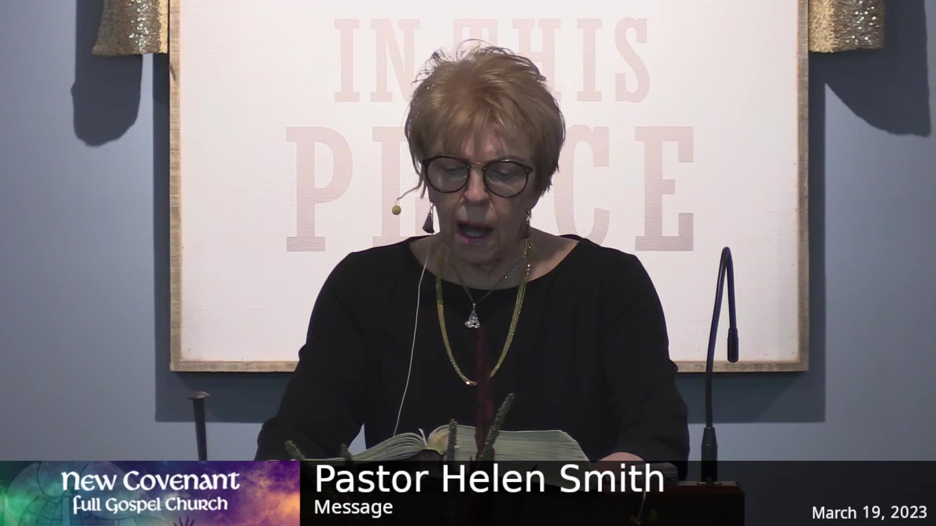 March 19 2023 - Pastor Helen with the Message