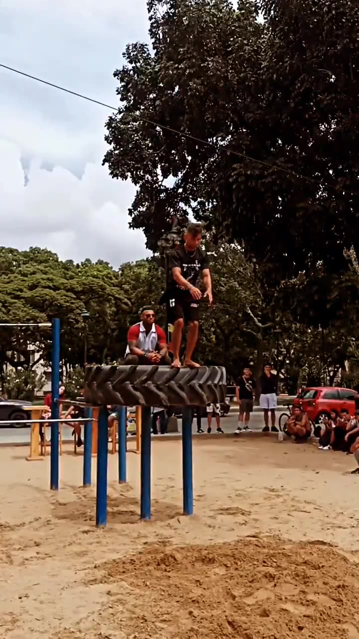 Double Gainer in difficult conditions