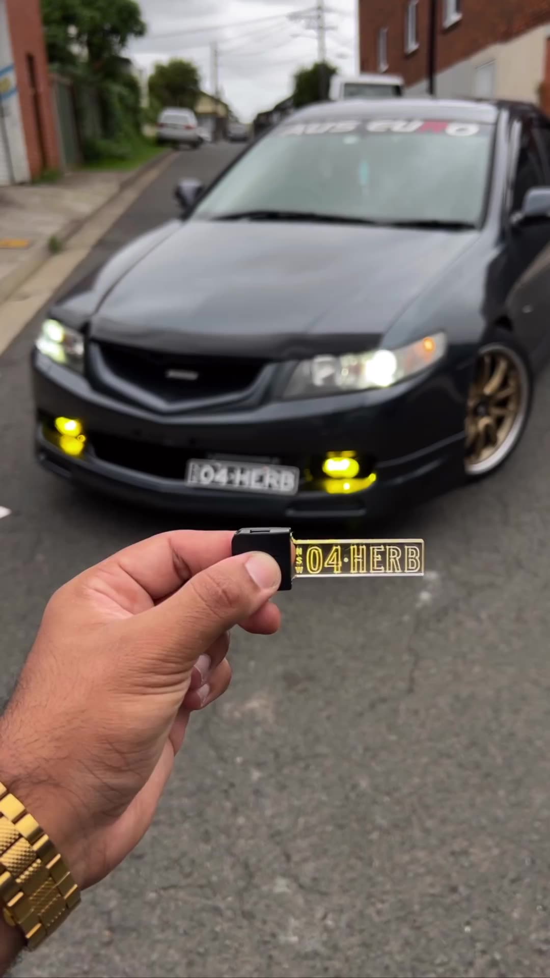 Honda Accord Euro CL9 Custom Rego Keytag (Premium Style 1) showcase! 🔆🔗