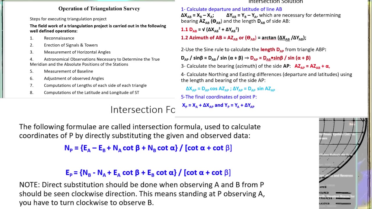 Geodetic Surveying, Spherical Excess, and Coordinate System Datums ...