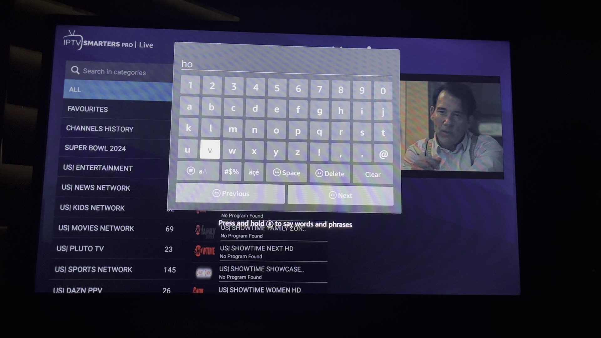 Navigate IPTV Smarters Pro - Smarters Demo