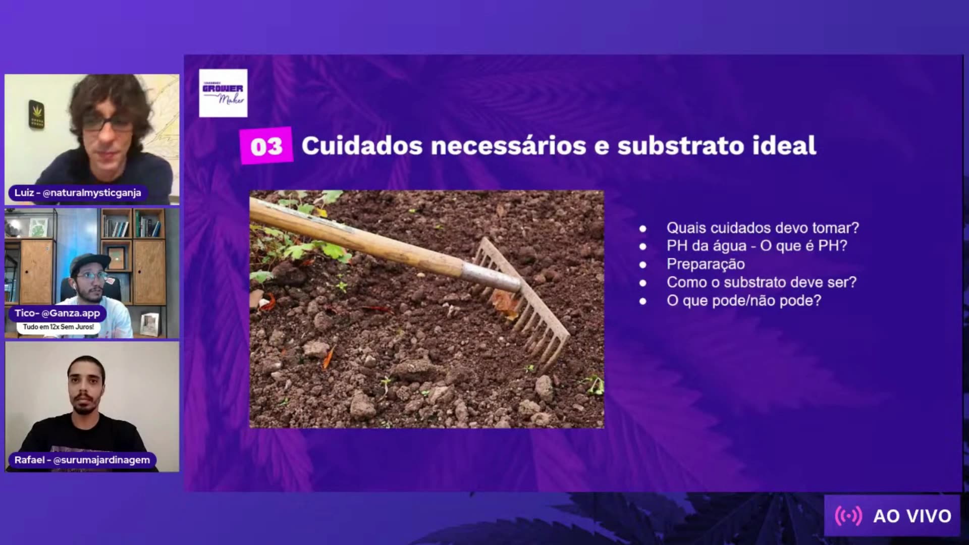 Dia 03 Torne-se um Grower - Substrato e Receita de solo - Rafael Suruma ...
