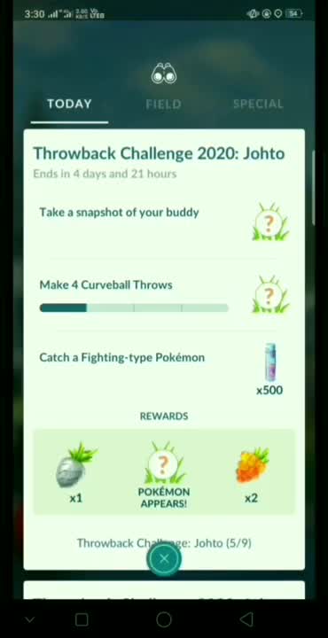 johto event THROWBACK CHALLENGE 2020 Complete Playthrough | Pokemon Go
