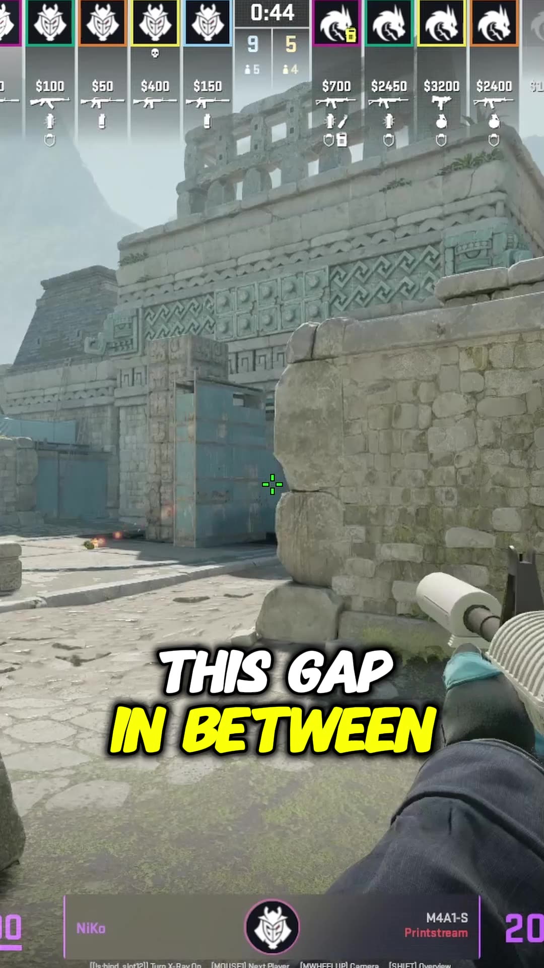 G2 NiKo Ancient Off Angle in CS2