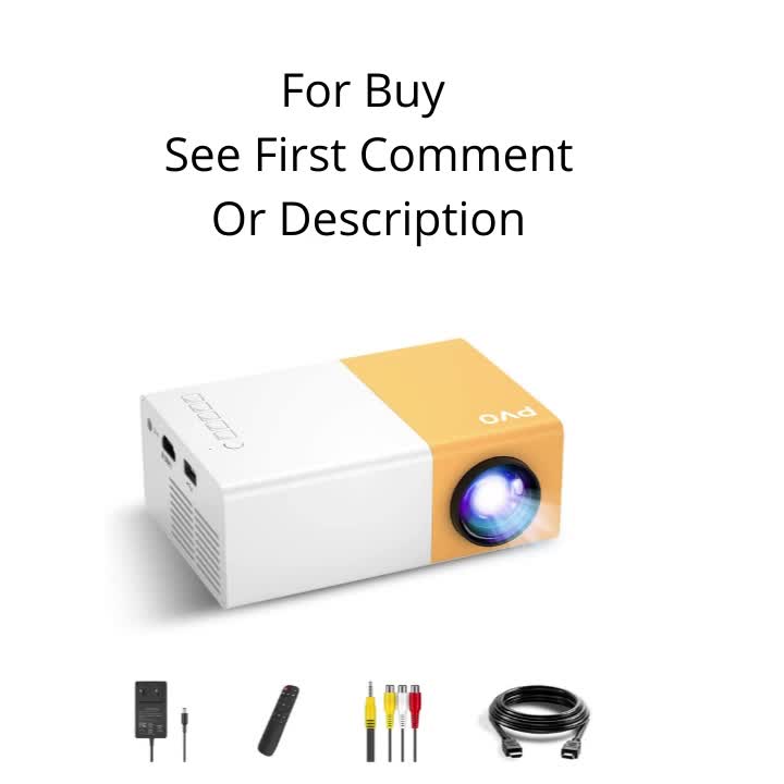Mini Projector, PVO Portable Projector for Cartoon