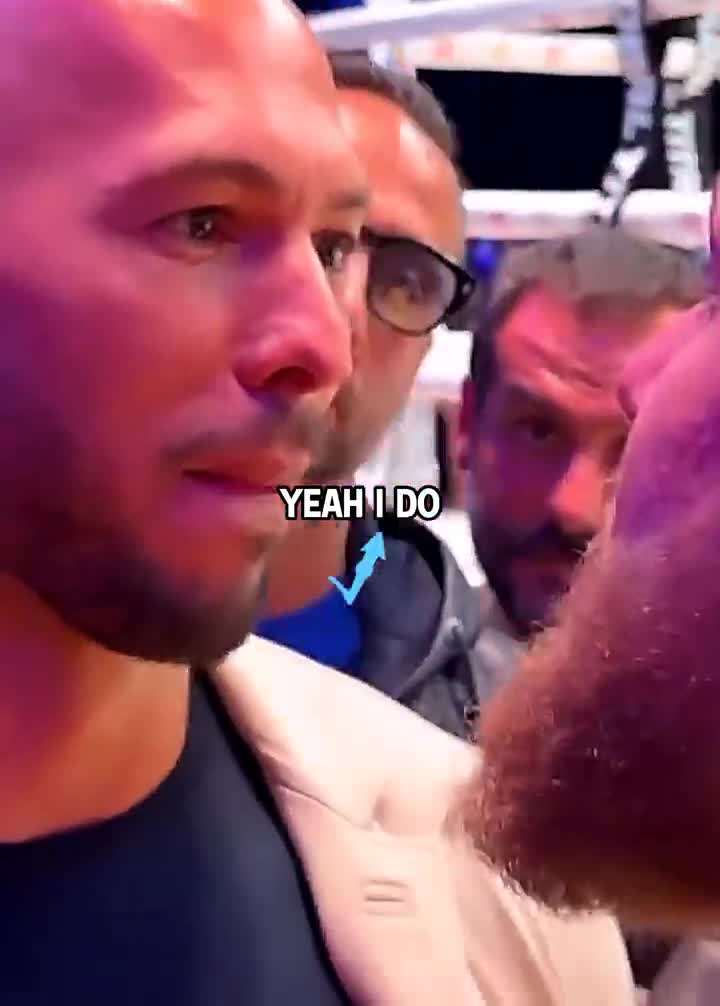 Andrew Tate Cold Moment