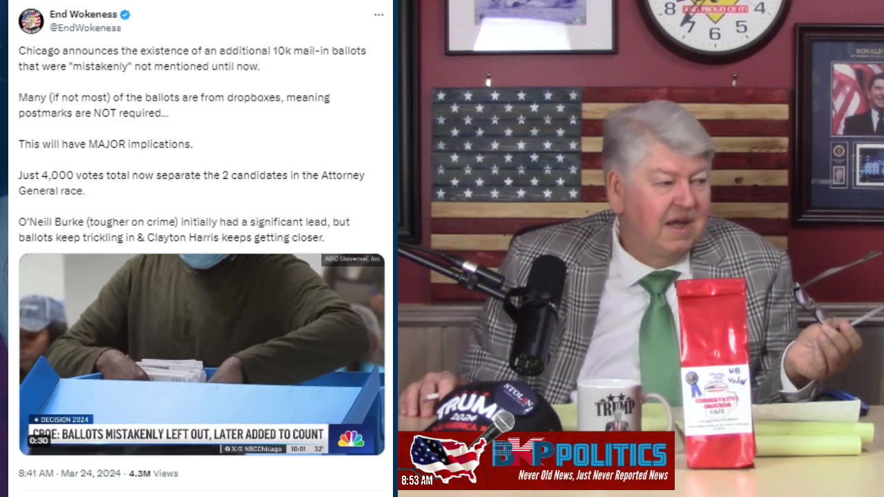 Stories Watching: Bridge Falling Down, RNC Chair at NBC, Finding Ballots