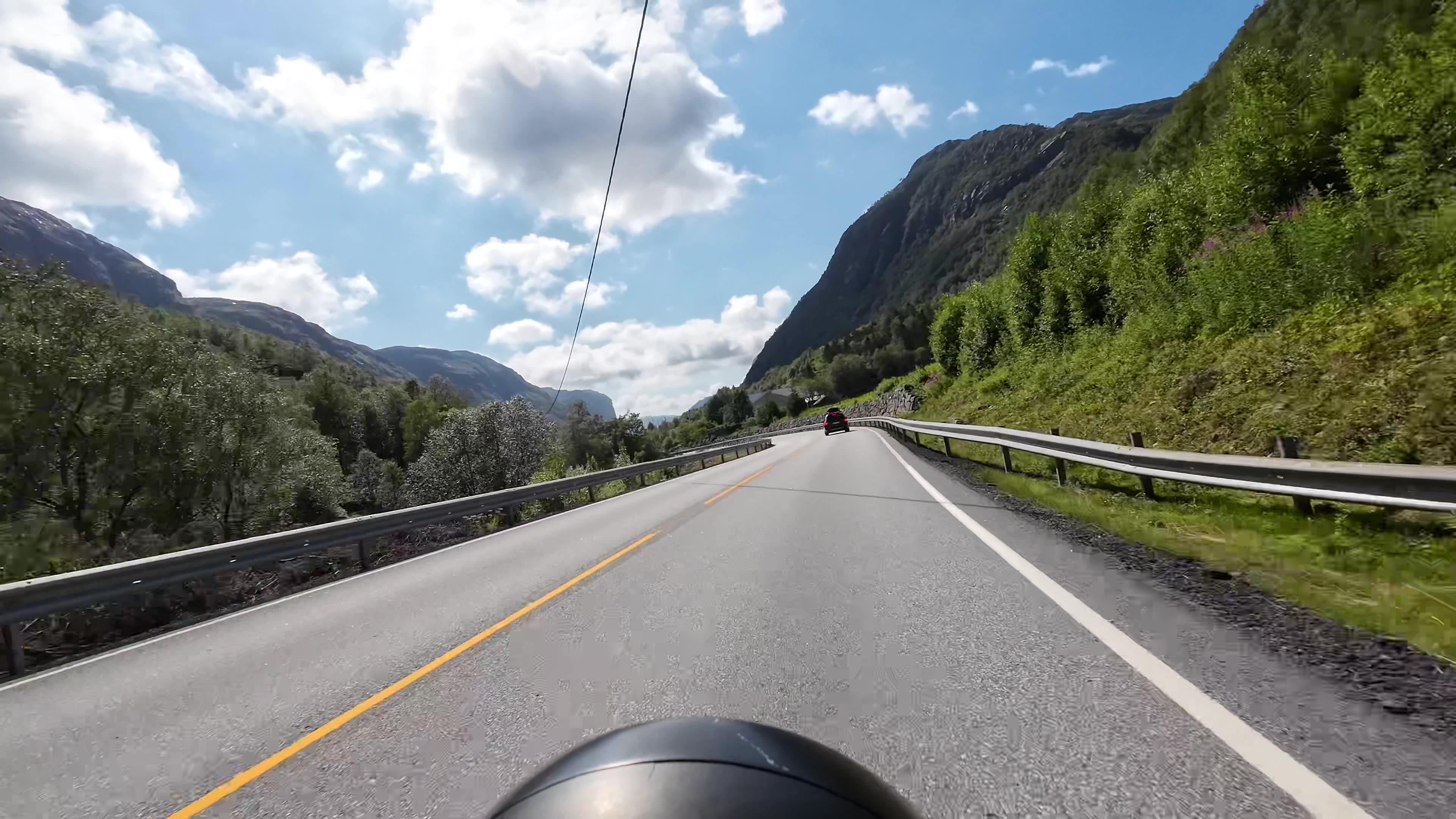 Norway: Driving from Sirdalsveien through Hunnedalen, Oltedal ...
