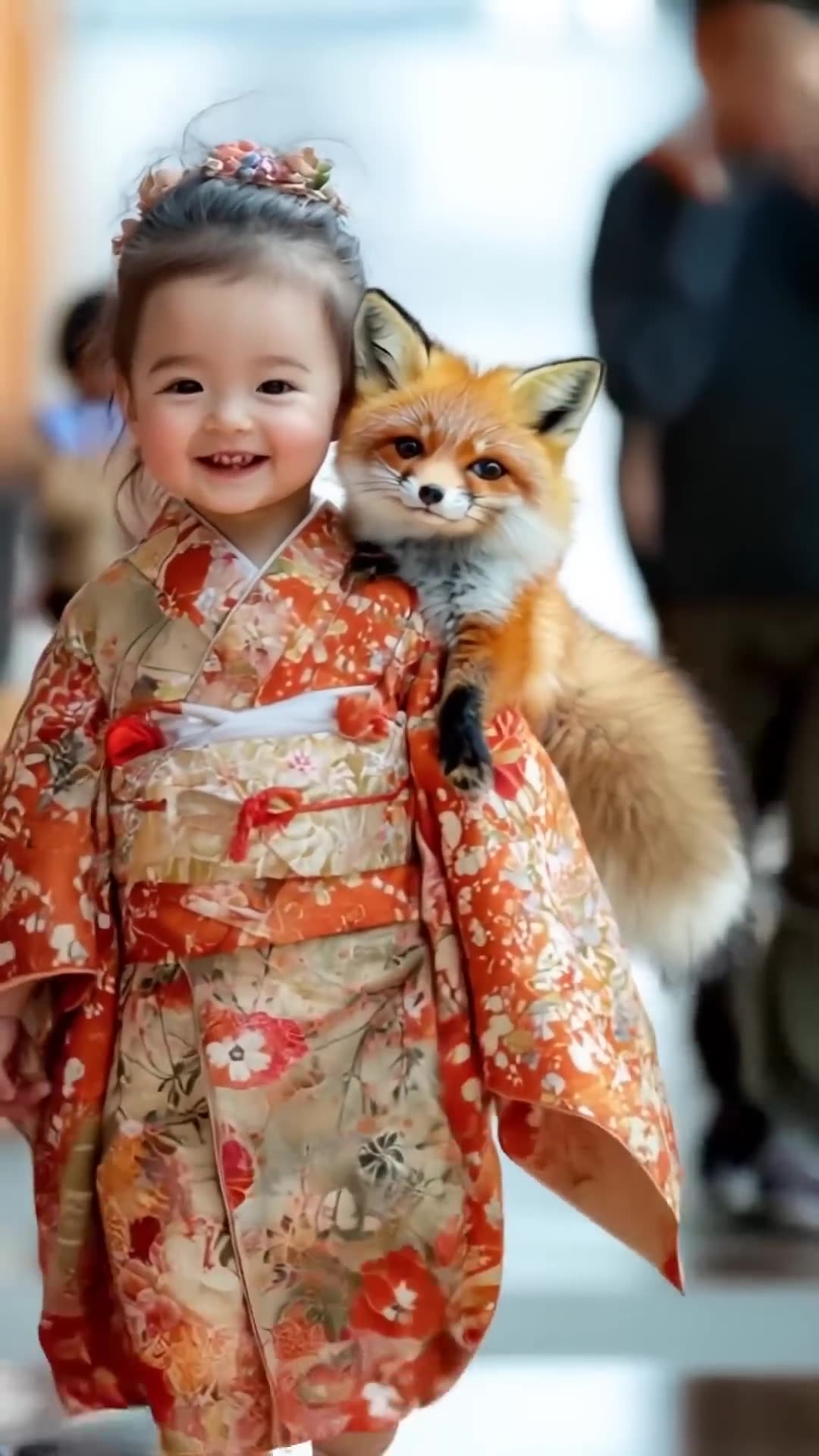 kids and their furry friends