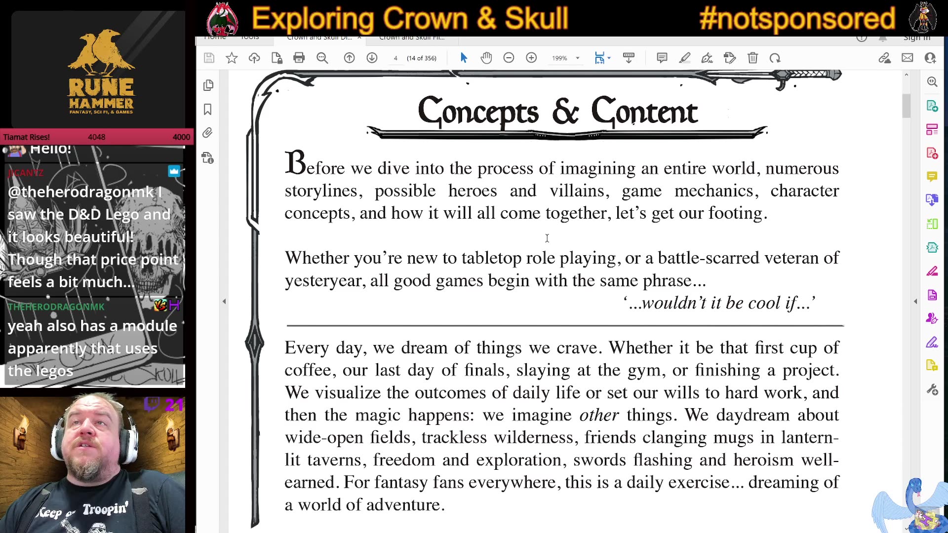 Crown & Skull RPG by Runehammer Review: Initial Approach, Themes, and ...