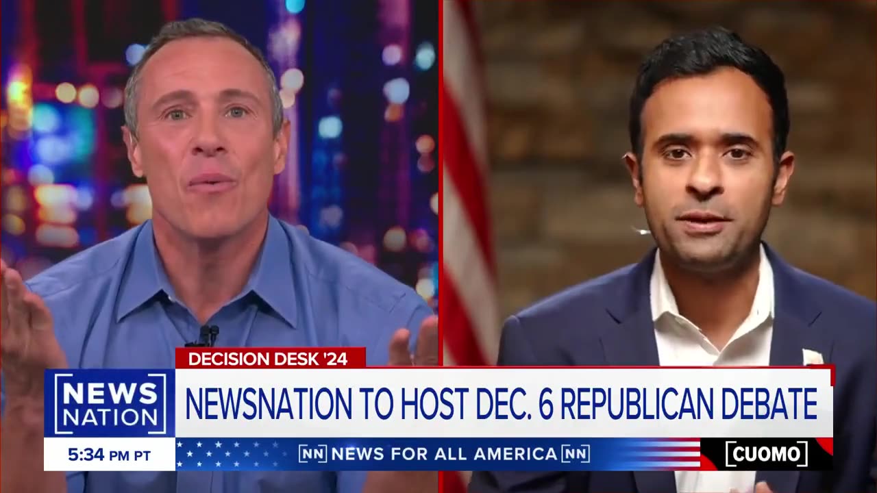 Chris Cuomo gets REKT by Vivek and exposed as a fraud on his own show