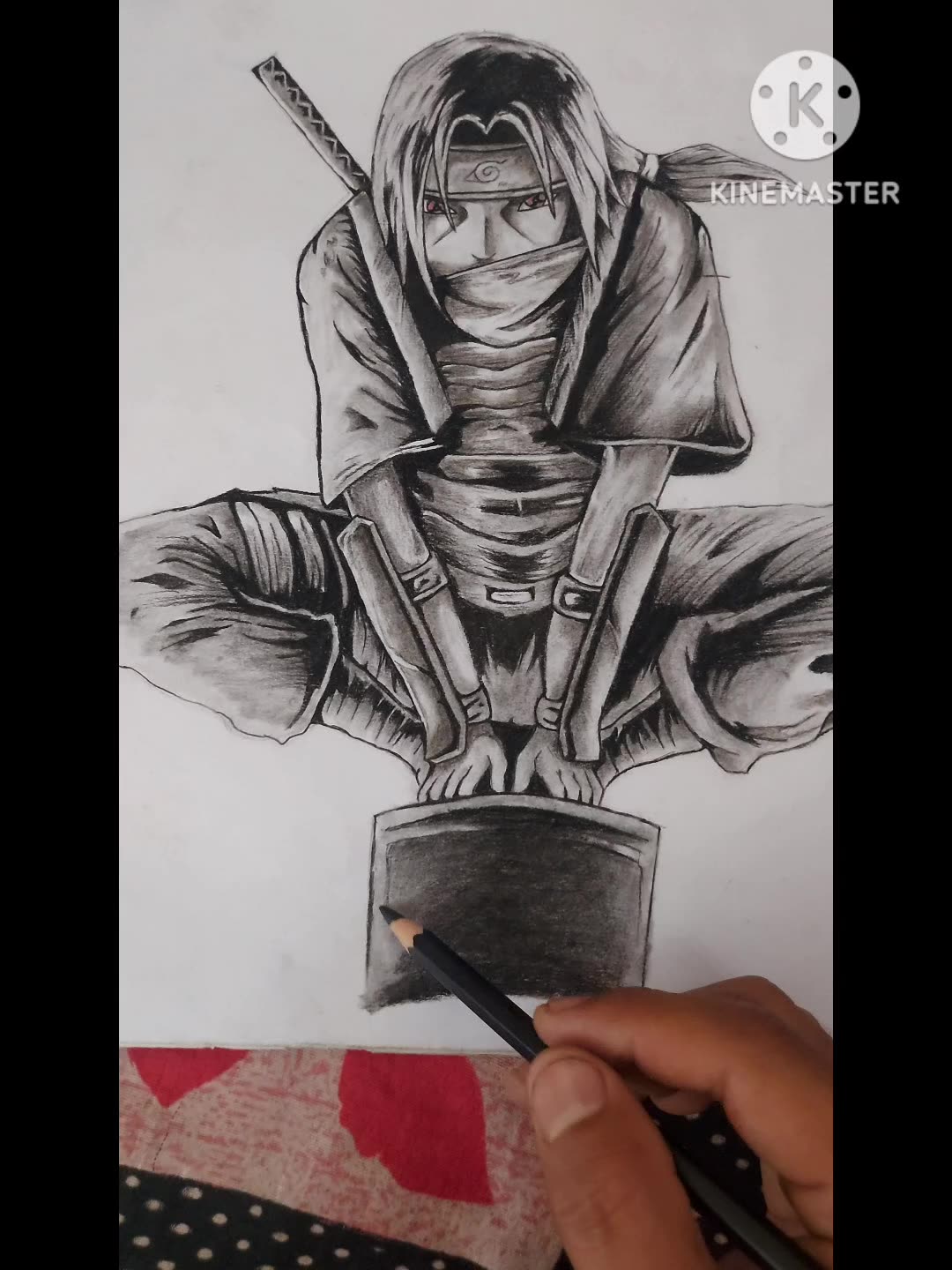 # ITACHI UCHIHA SKETCH # NARUTO# MANGEKYO SHARINGGAN