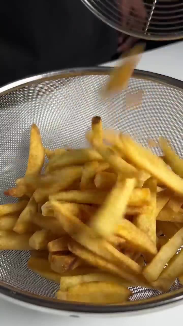 ASMR with French Fries #shorts
