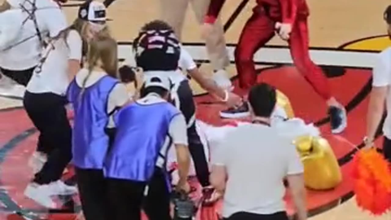 Conor McGregor Knocks Out Miami Heat Mascot, Booed