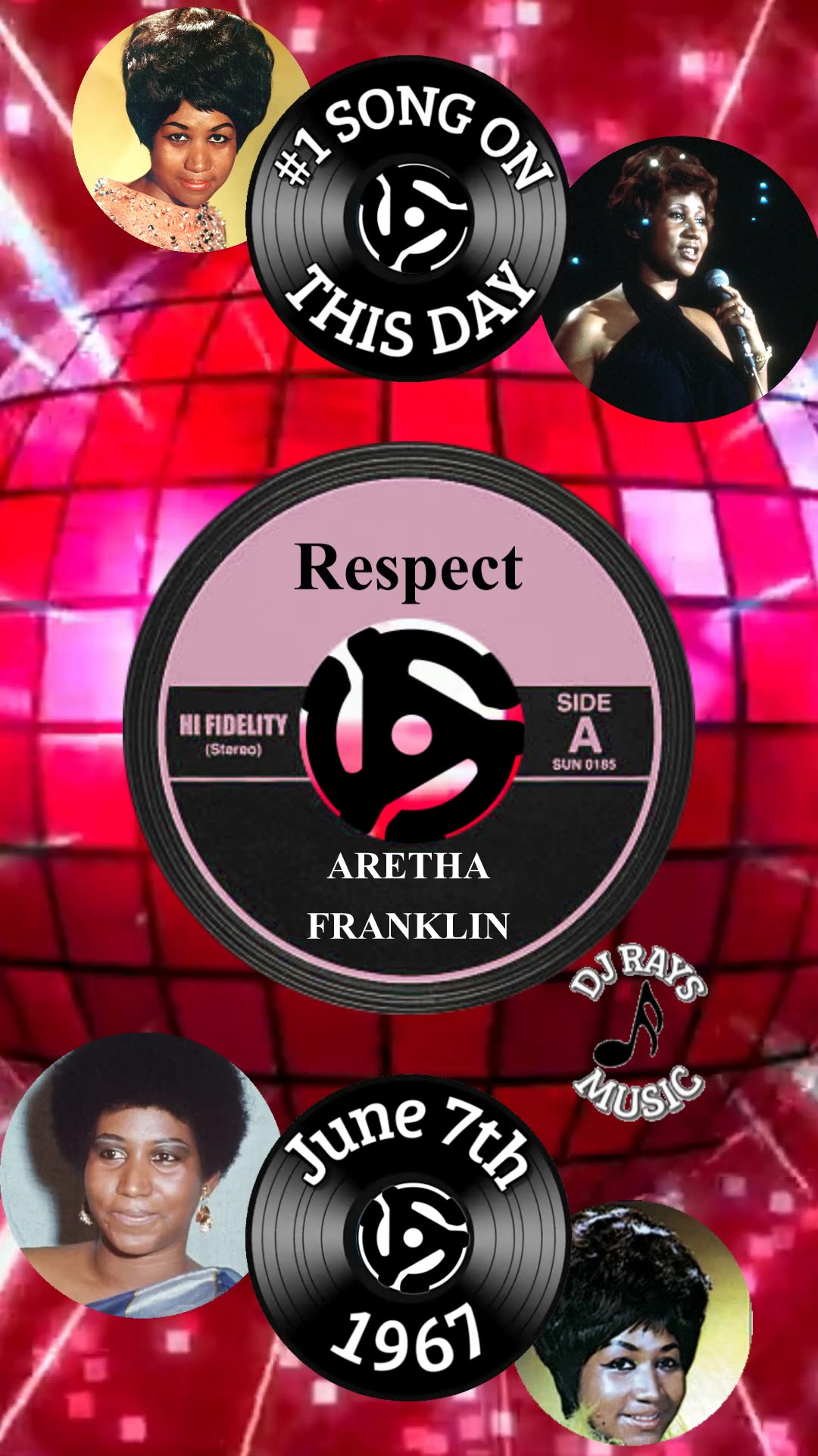 #1 SONG THIS DAY IN HISTORY! June 7th 1967 "Respect" ARETHA FRANKLIN