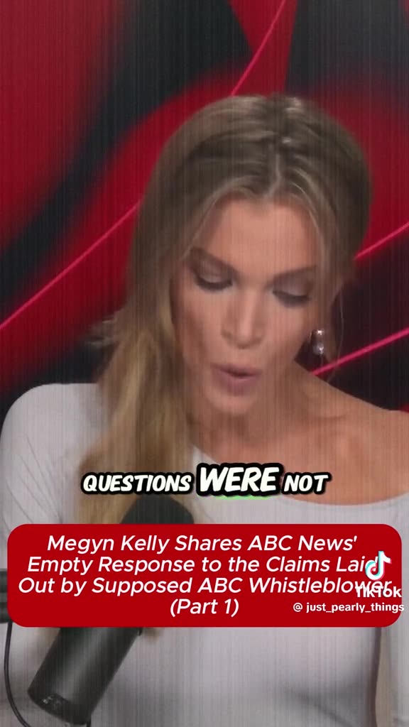 Megyn Kelly about the ABC whistleblower affidavit
