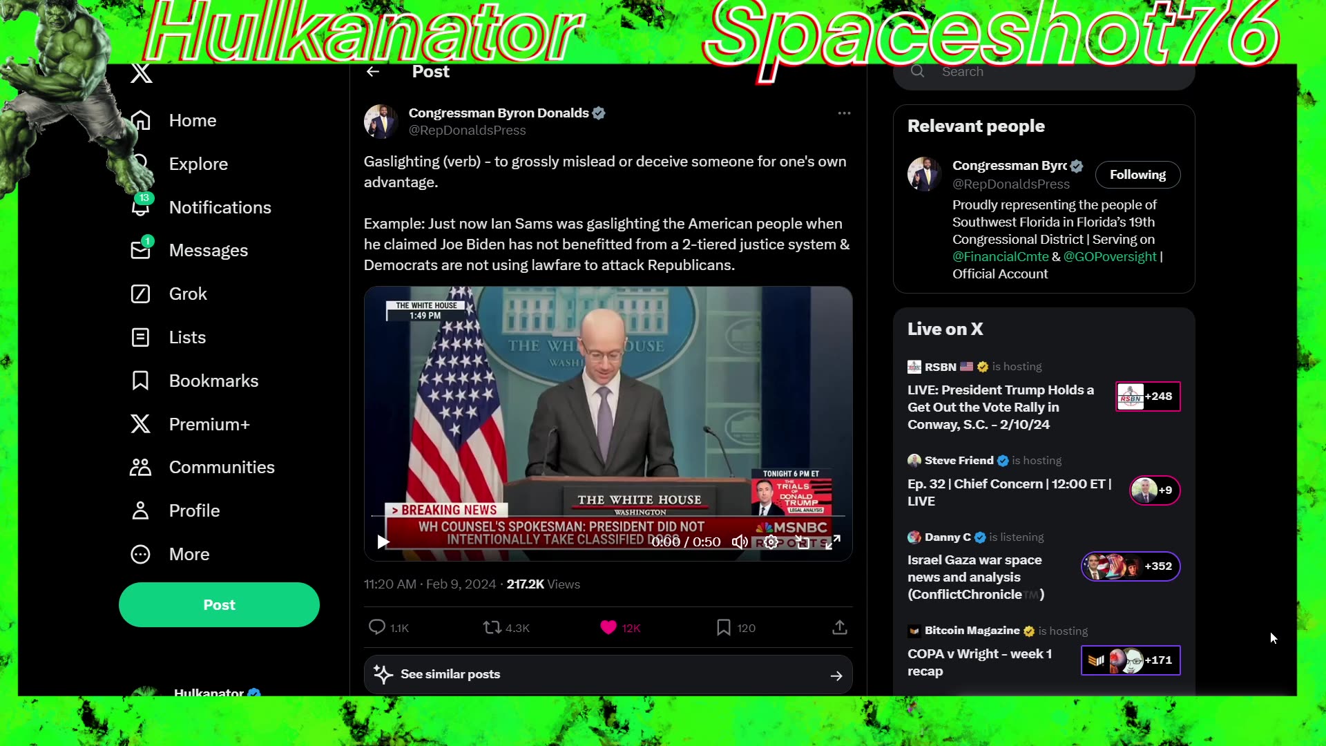 Hulkanator & Spaceshot76 Show