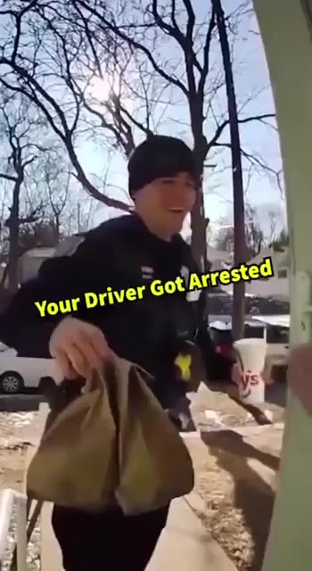 On Duty Police Officer Caught Doing Doordash