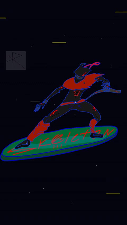 Skeleton Surfer