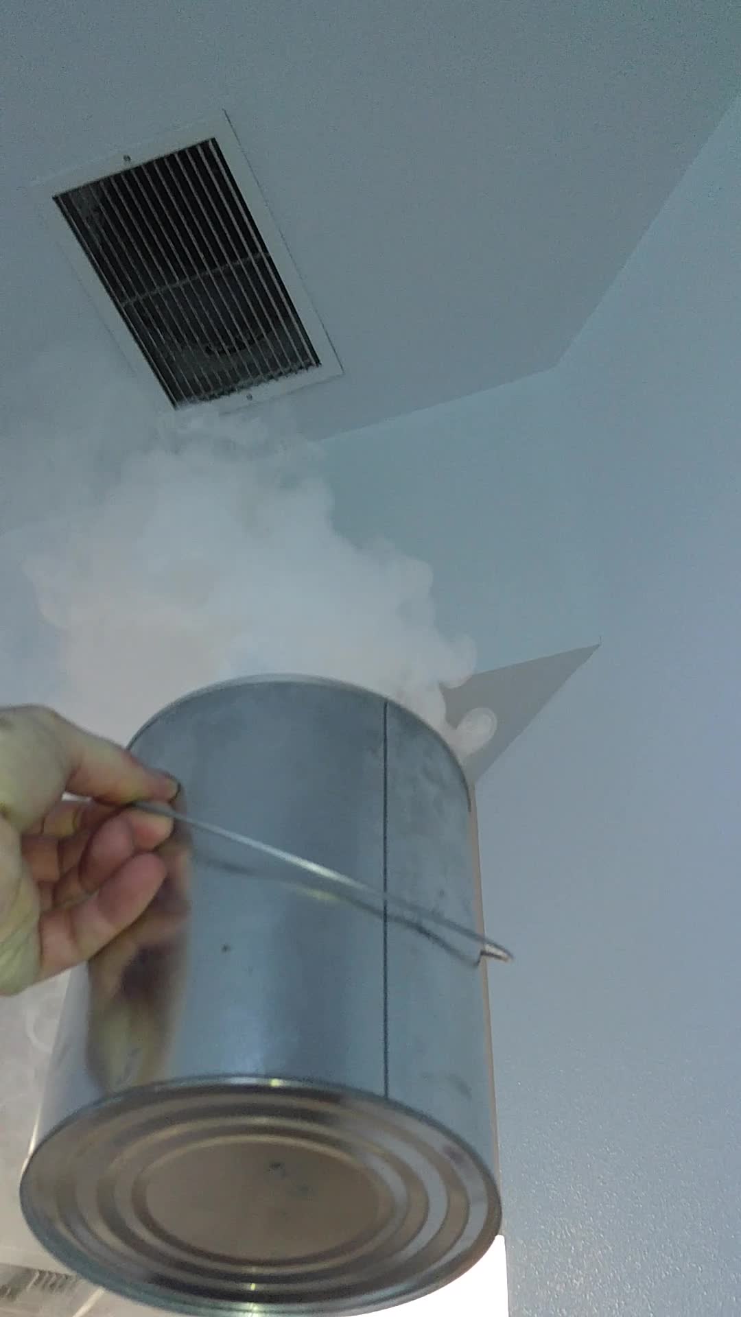 Real Life Duct Smoke Detector test using Smoke into return air plenum