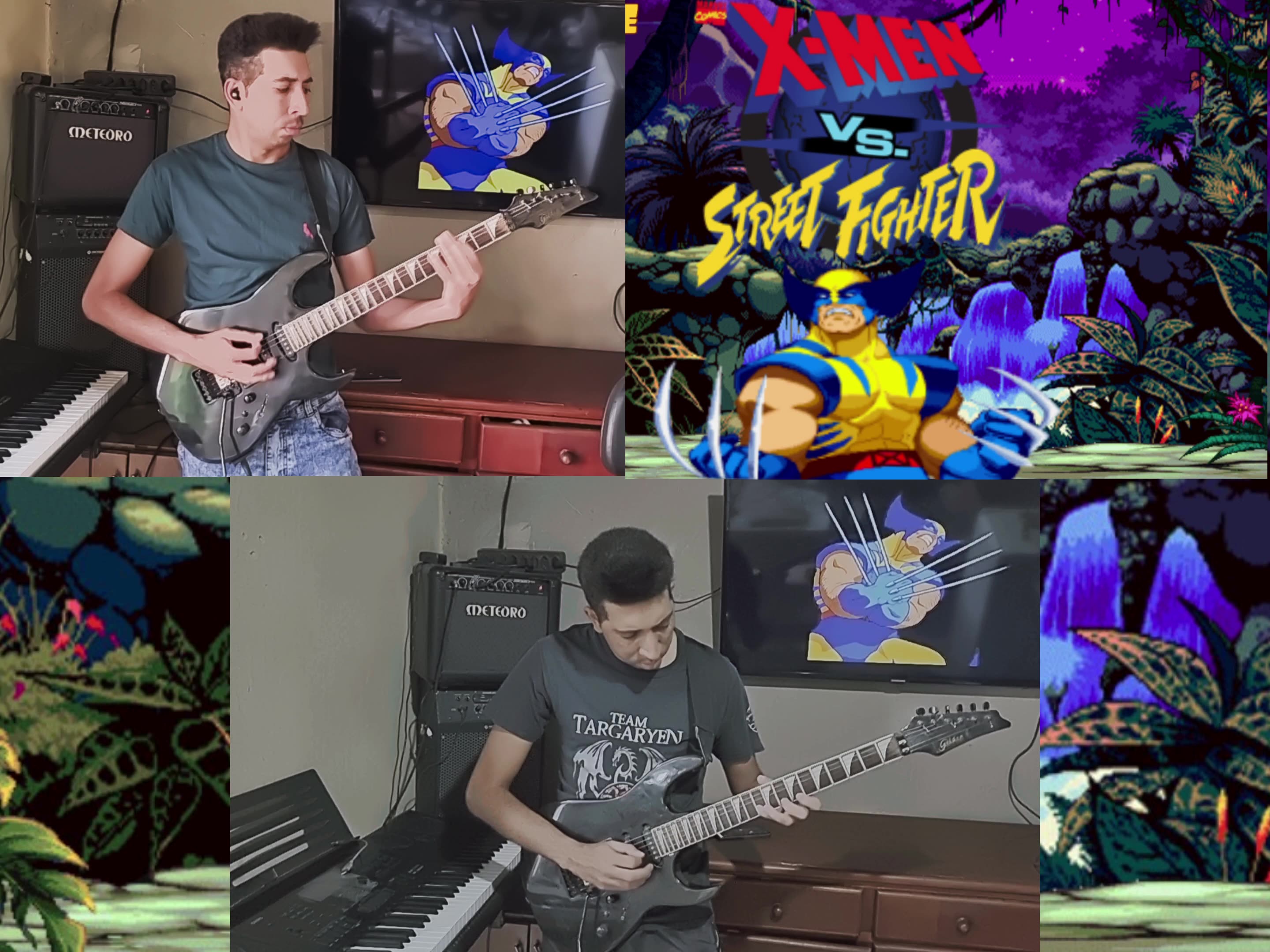 X-Men vs Street Fighter - Wolverine Theme Guitar Cover