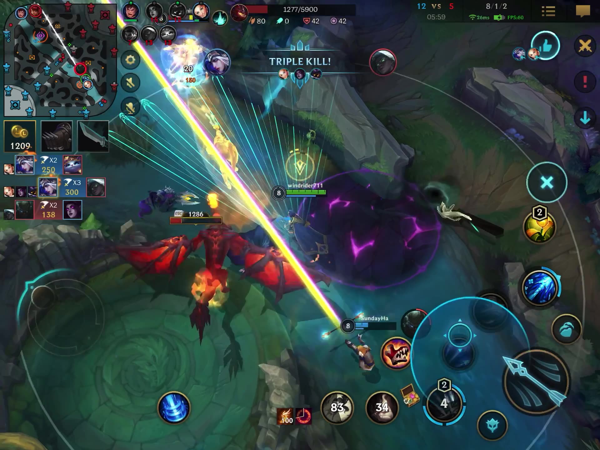 Wild Rift Highlights: Ashe the Crit Queen