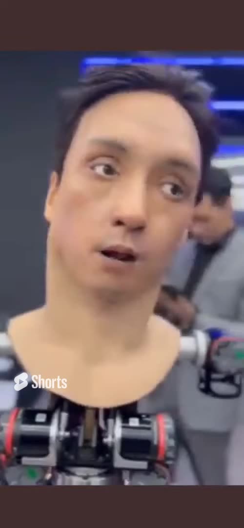 Robot attempting to simulate human emotions, to create a more human ...