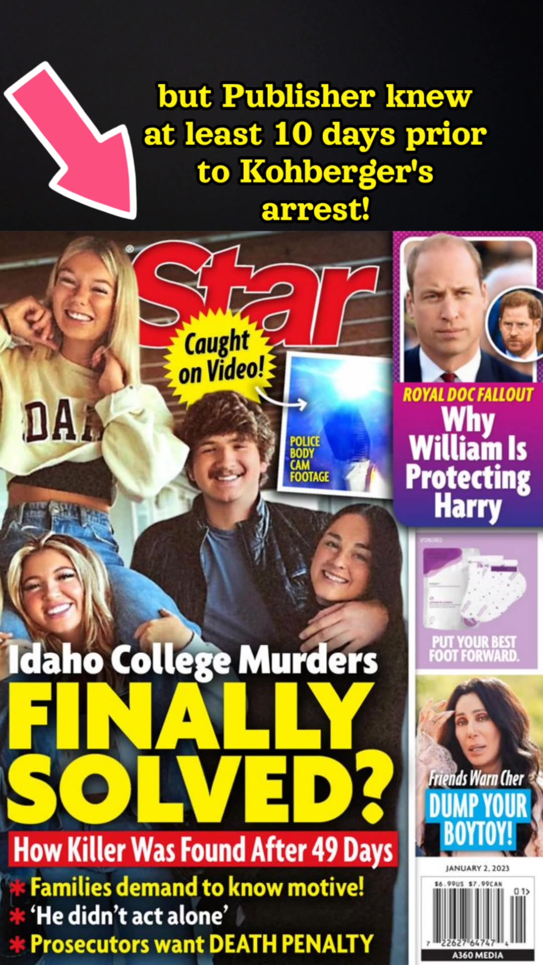 Moscow Idaho Four - Magazine Covers Leaked prior to Kohberger arrest ...