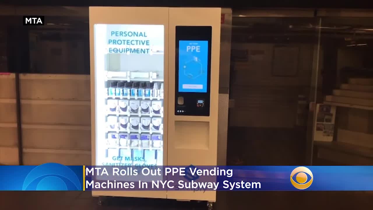 MTA Rolls Out PPE Vending Machines In NYC Subway System In Support Of ...