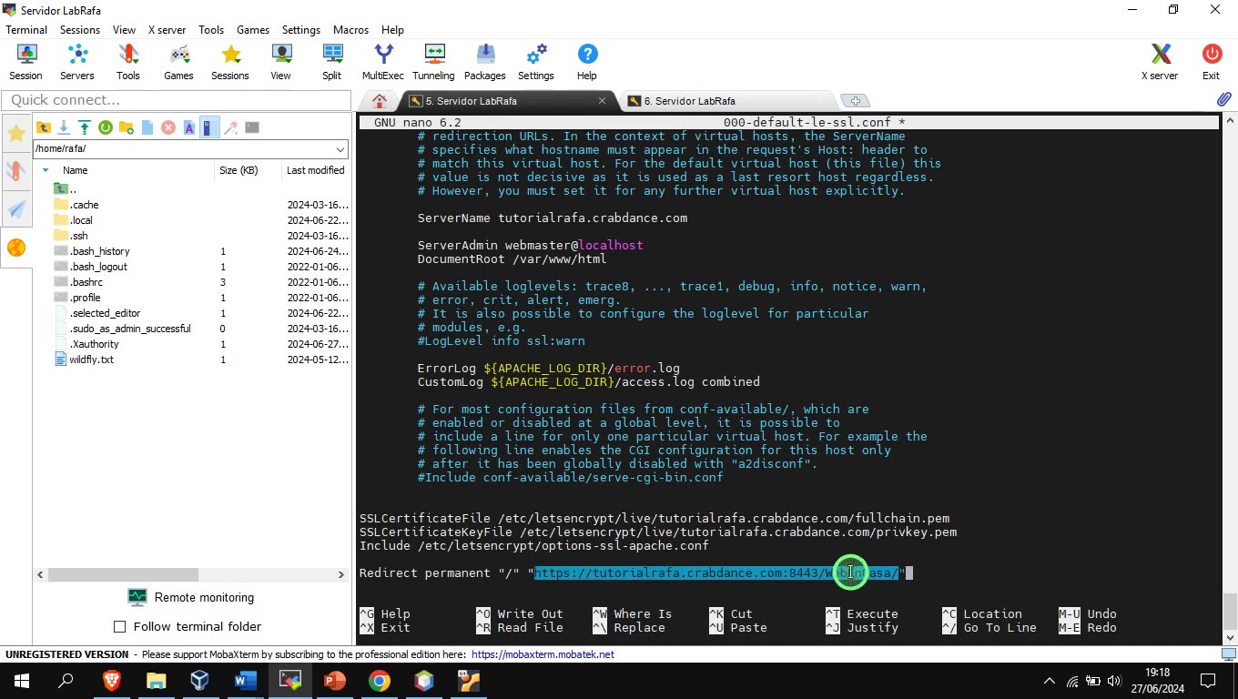 Desplegando Una Aplicación Web Java En Un Servidor Casero 04 Instalar Un Certificado Ssl Gratuito