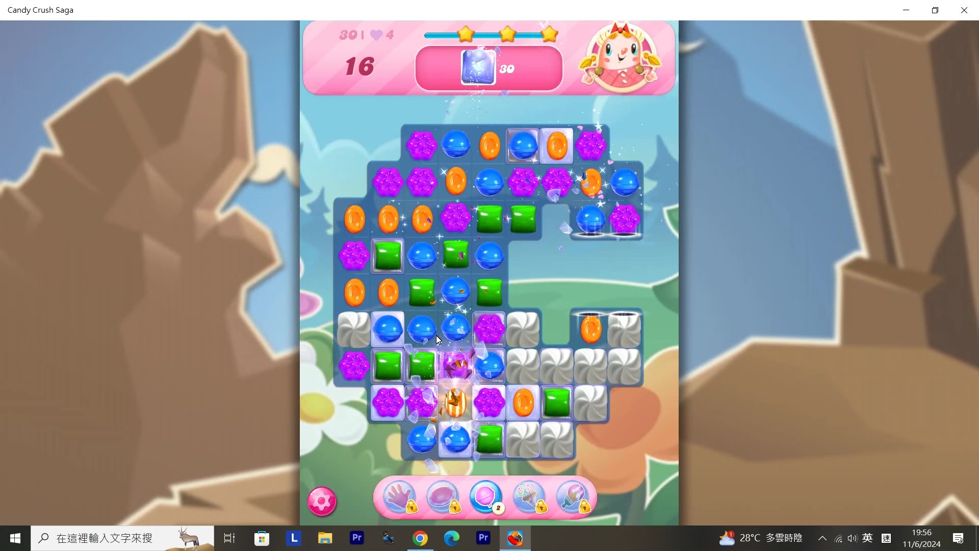 Candy Crush Saga Record (Level 30)