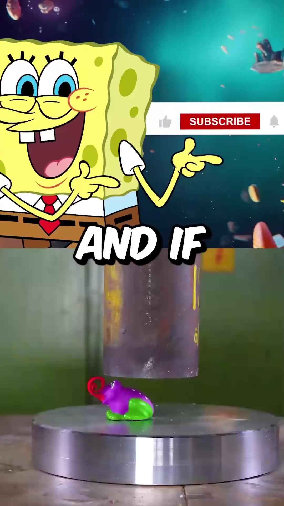 Can SpongeBob Win Mr. Beast’s Wild Space Challenge #shorts