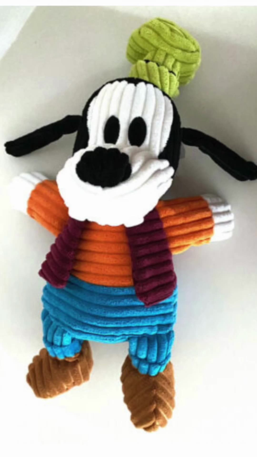 Disney Parks Goofy Wide Wale Corduroy Plush Doll #shorts