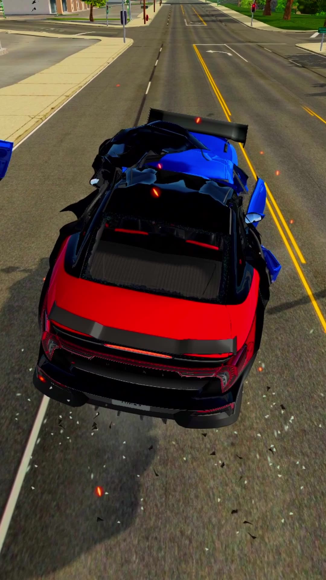 Hellcat Catastrophe! Street Racing Fail! BeamNG Car Crash
