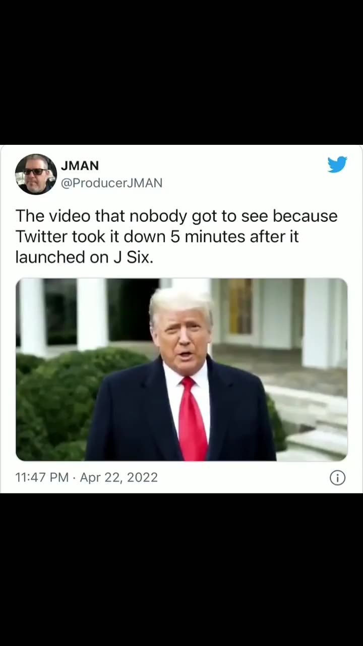 Twitter censored the President of the United States on January 6th ...