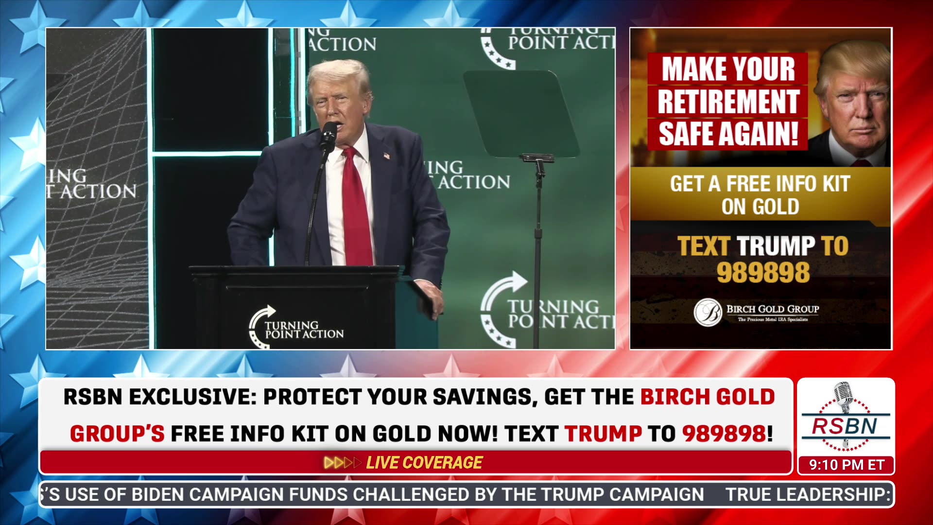 FULL SPEECH: President Trump Keynotes TPUSA Faith's Believers' Summit ...
