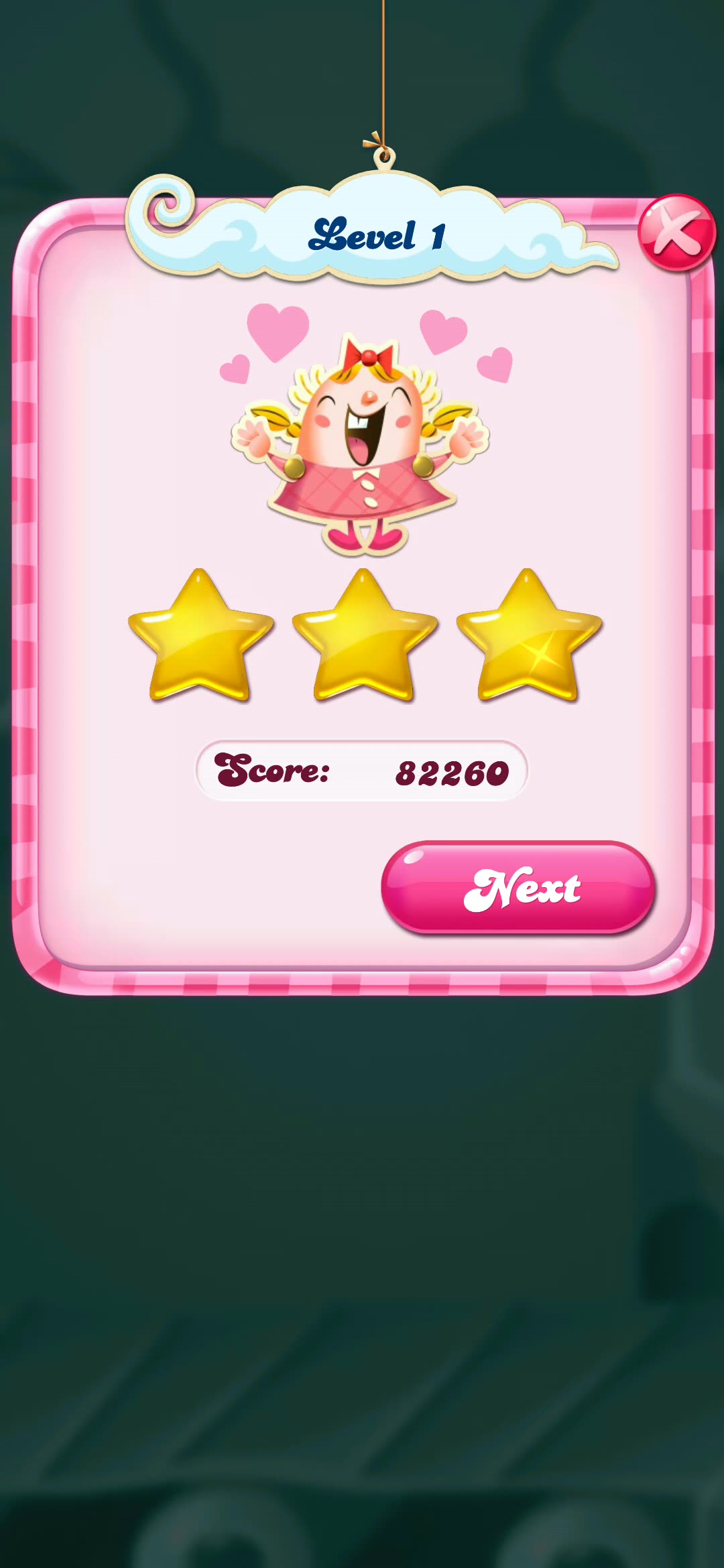 Candy Crush Saga Level 1