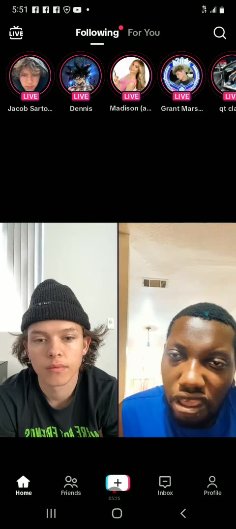 Jacob sartorious with with zay tiktok live 8/8/23