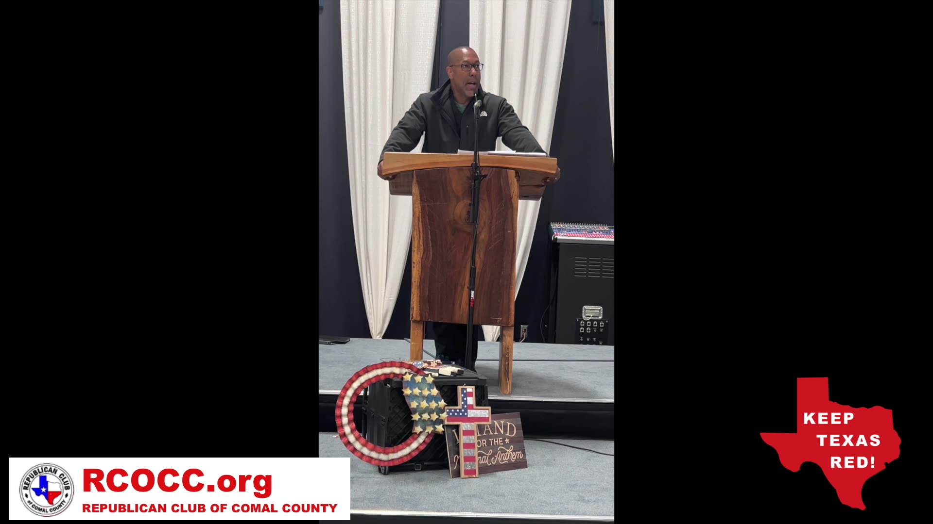 Dr. Robin Armstrong speaks to RCOCC