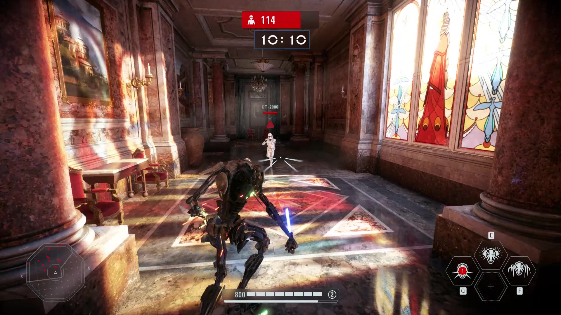 SWBF2 2017: Arcade Onslaught General Grievous Naboo: Theed - Throne ...