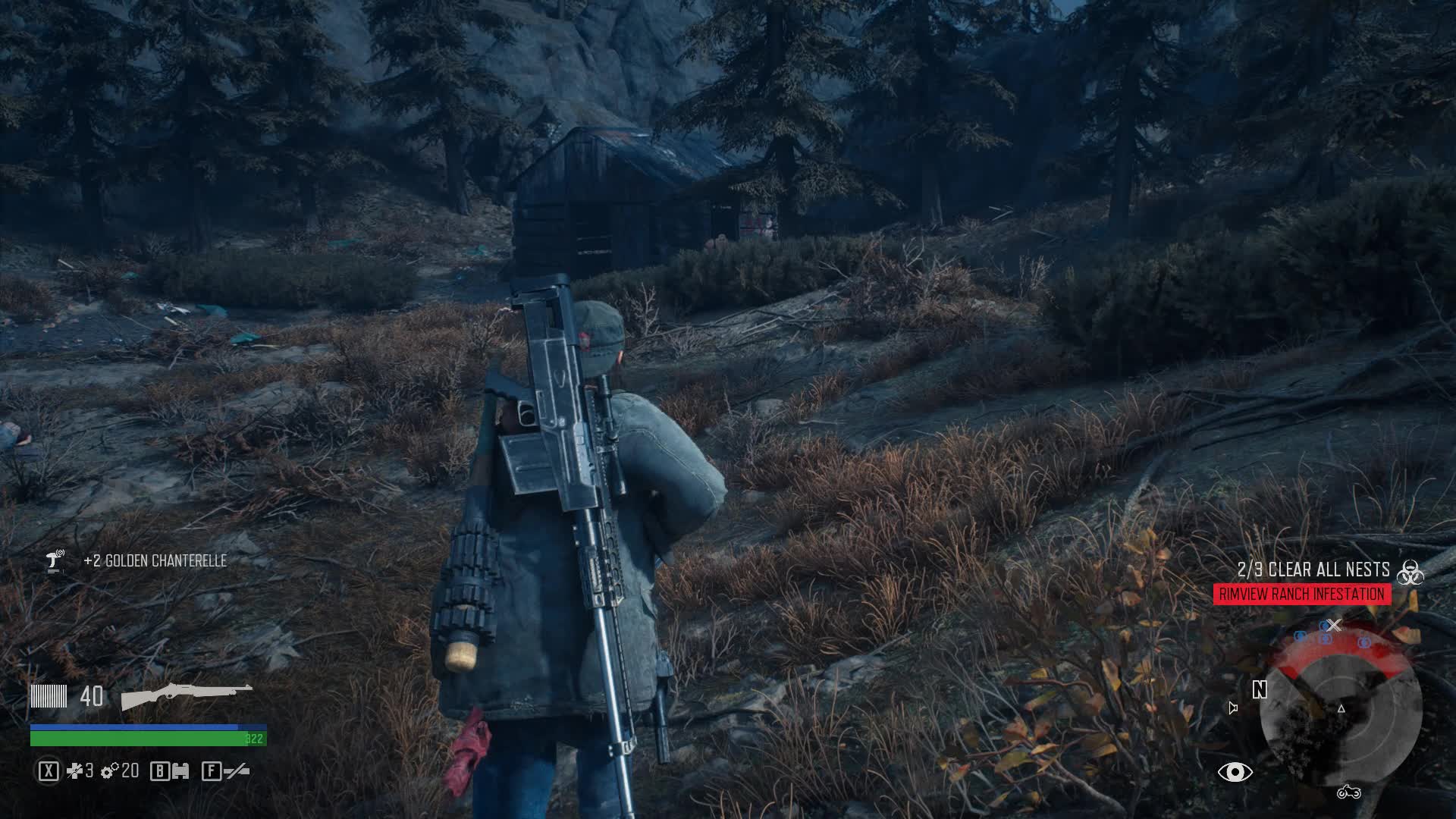 Days Gone - Rimview Ranch Infestation Map Locations