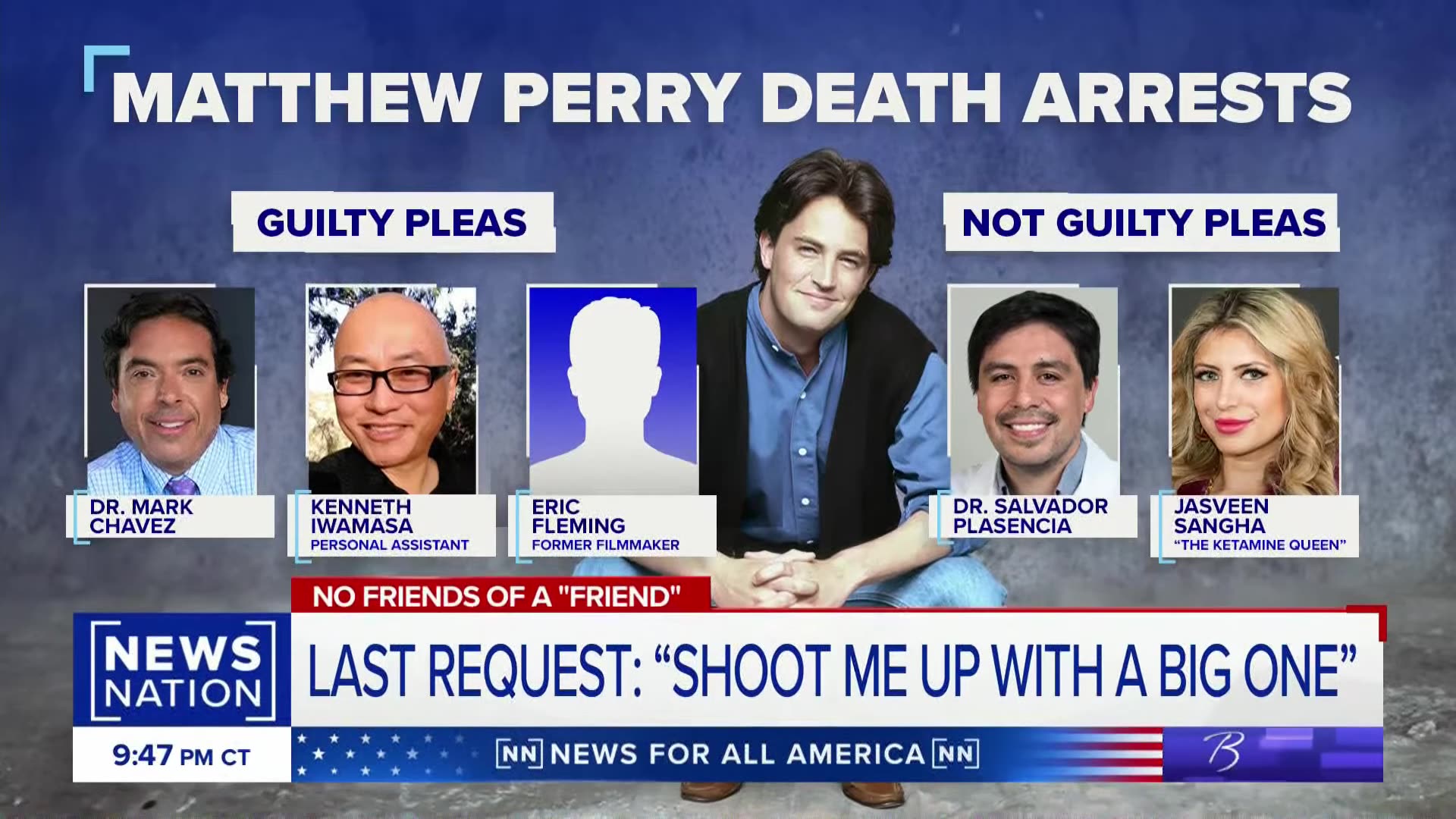 Matthew Perry’s last request to assistant: 'shoot me up with a big one ...