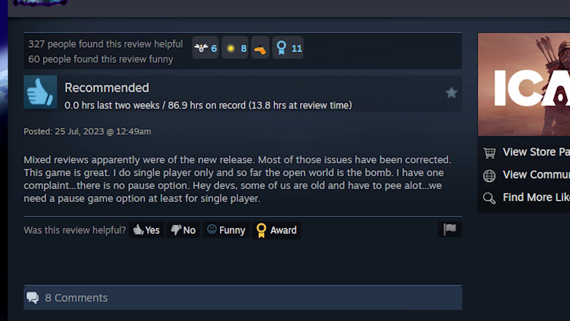 Icarus Steam Review - Mixed review reality!